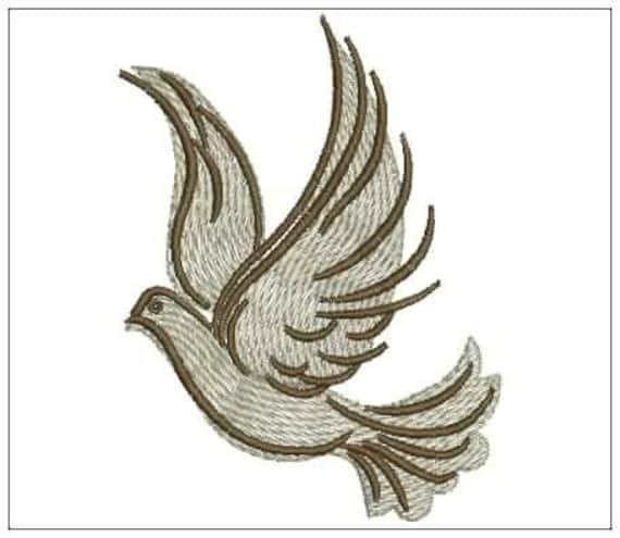 Dove Embroidery Design. Design for Embroidery Machine. - Etsy
