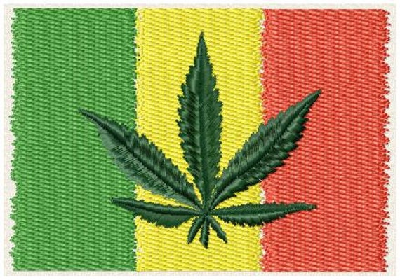 Rastafari Embroidery Design for 4'' Hoop. Design for | Etsy