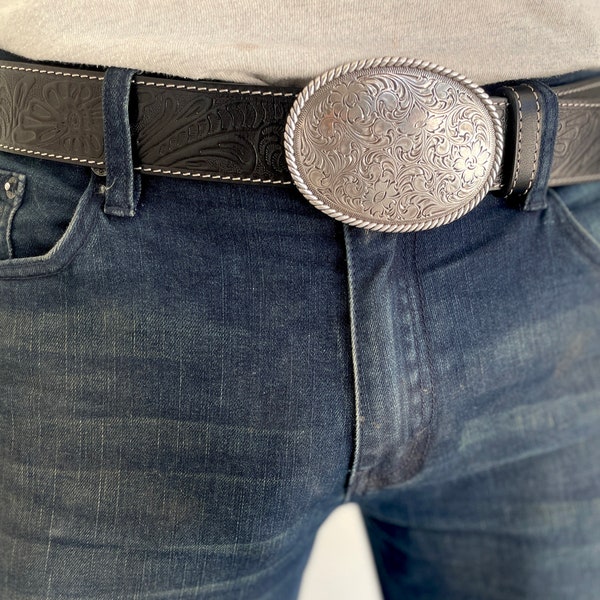 Mens Oval Belt Buckle - Etsy