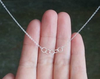 Five Rings Necklace - Etsy