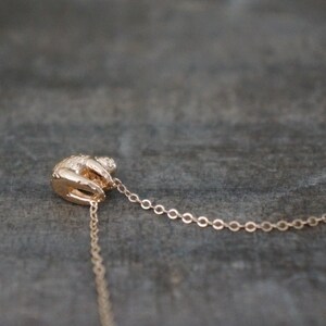 Sloth Necklace // Gold Floating Sloth Pendant on a 14k Gold Filled ...