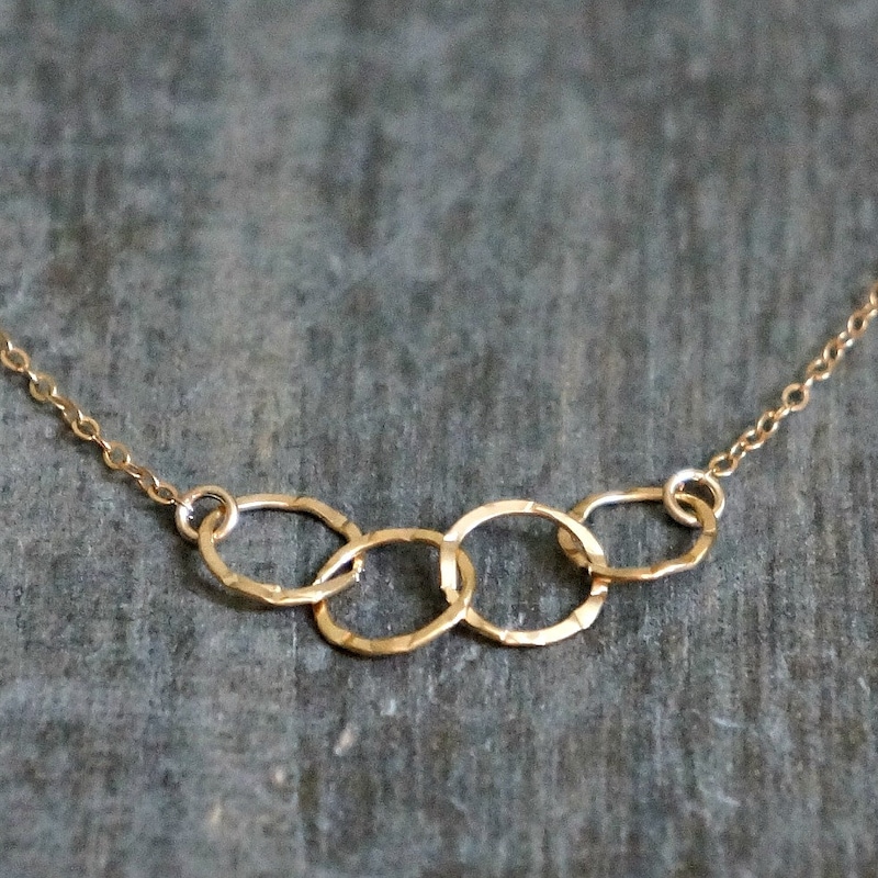 Brass Circle Chain Necklace - Etsy