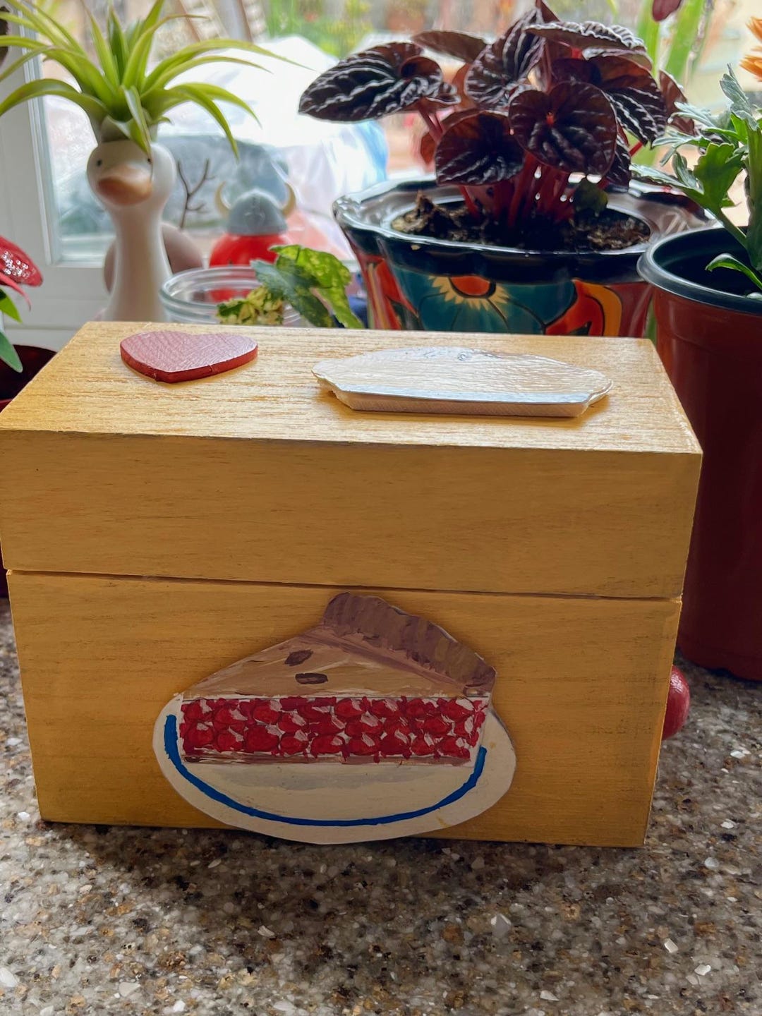Cherry Pie Recipe Box - Etsy