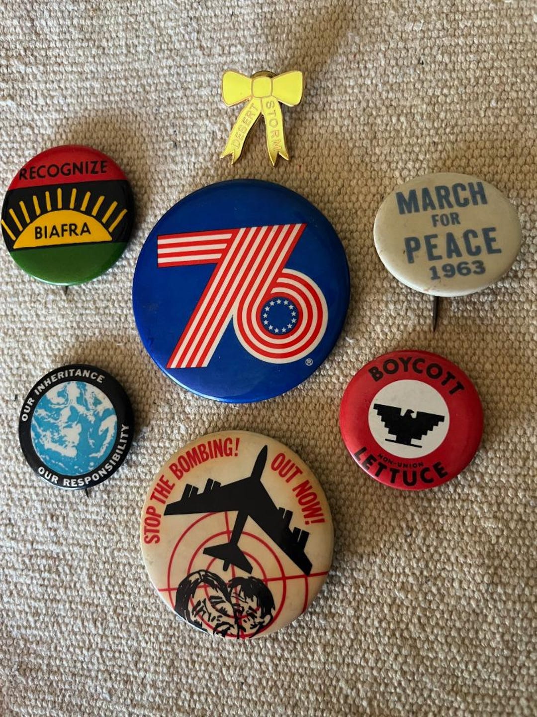 Social Issues Buttons From the 60's and 70's - Etsy