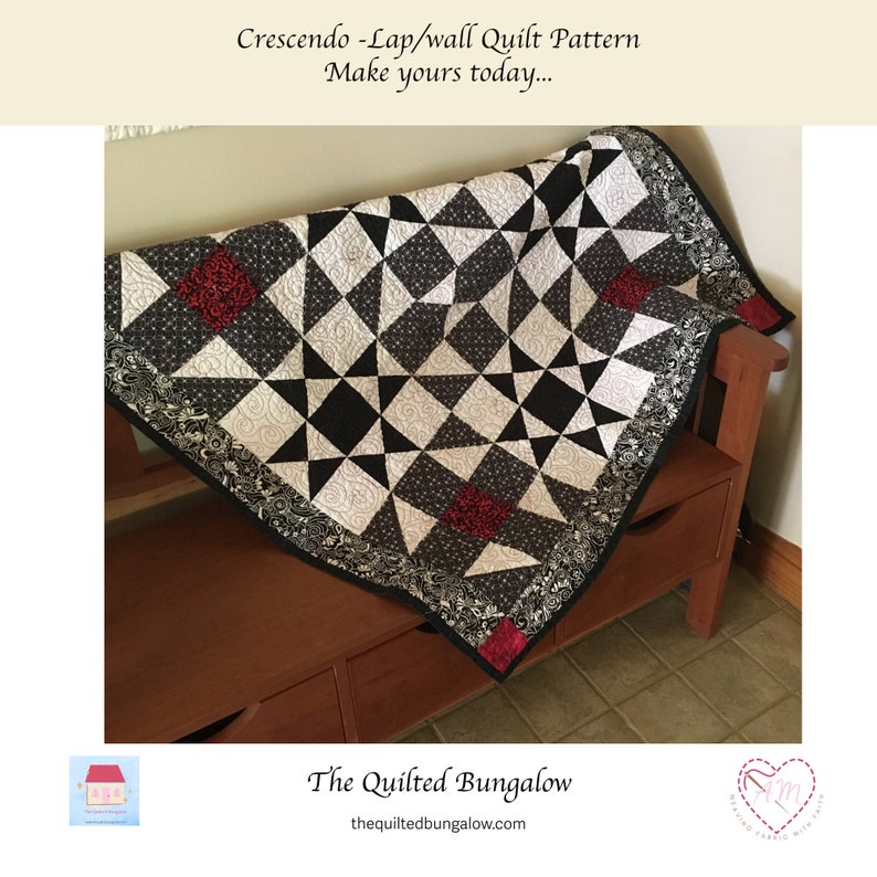 PDF Lap Quilt Pattern, Wall Quilt Pattern, 43" Square Quilt Pattern - Etsy