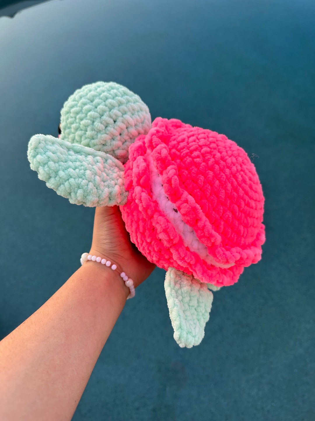 Crochet Macaroon Turtle, Crochet Stuff Animal, Turtle Plushie - Etsy