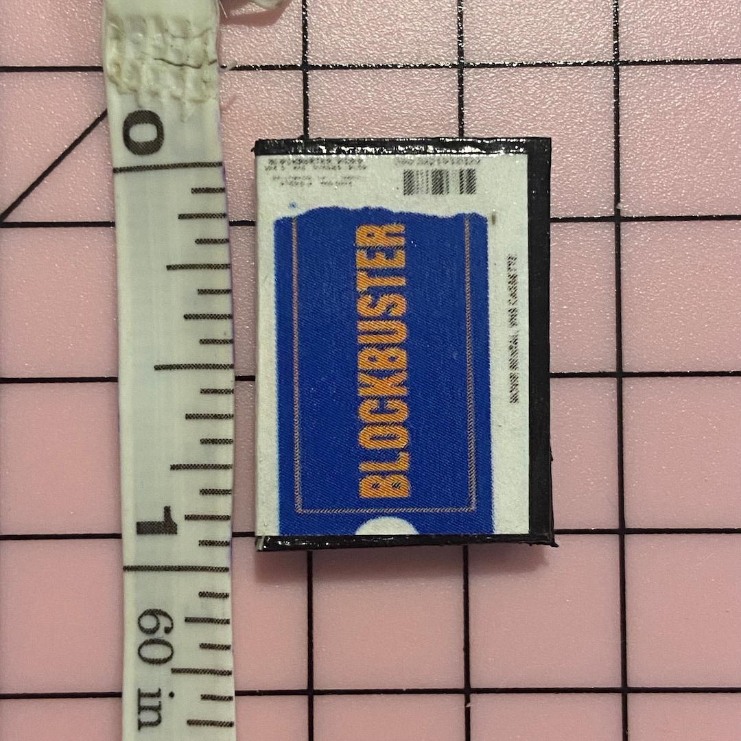 Blockbuster VHS Rental Miniature Magnet - Etsy