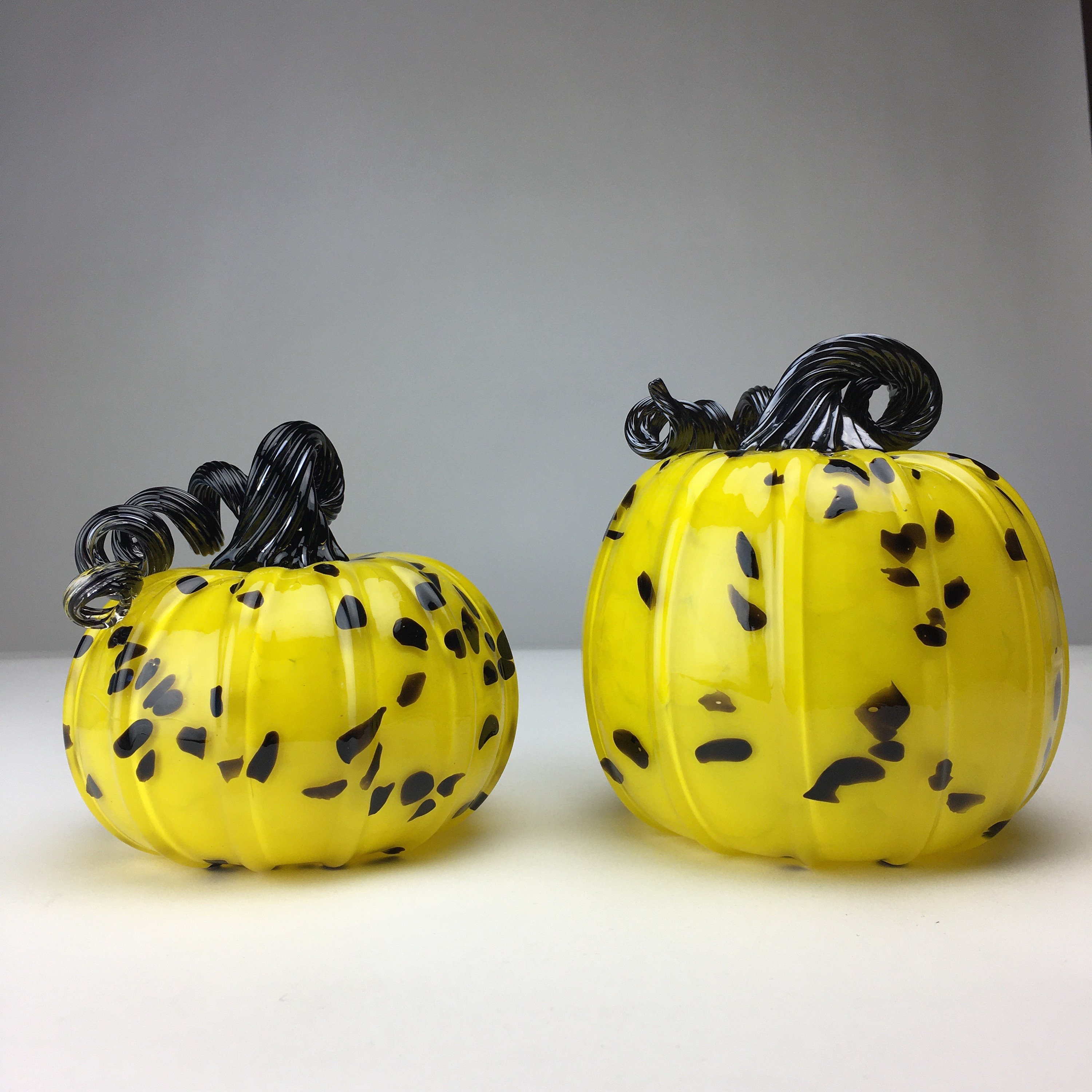 Bumble Bee Pumpkin Handblown glass pumpkin. | Etsy