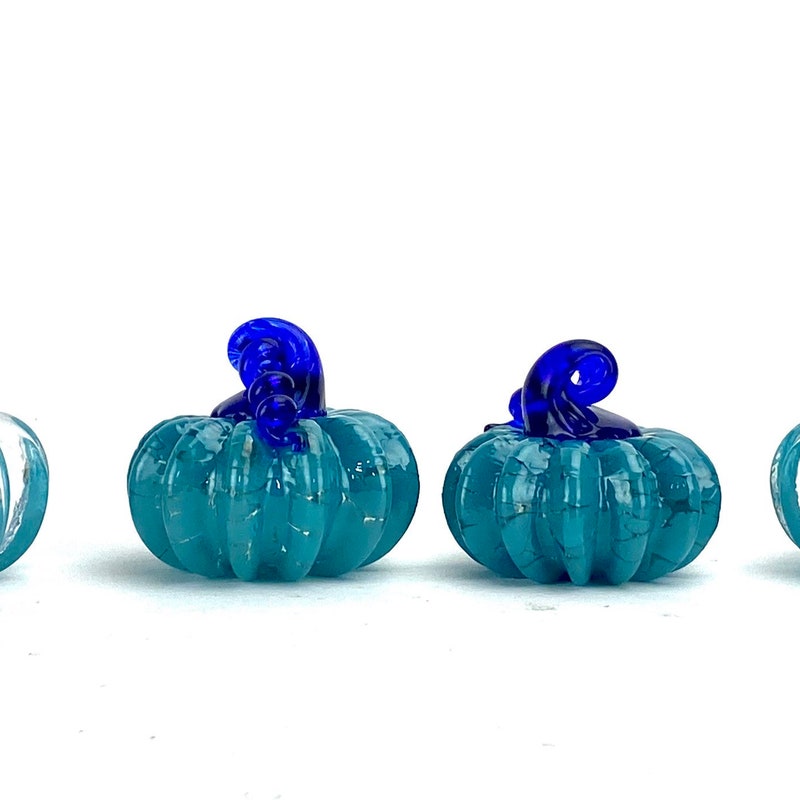 Mini Glass Pumpkin - Etsy