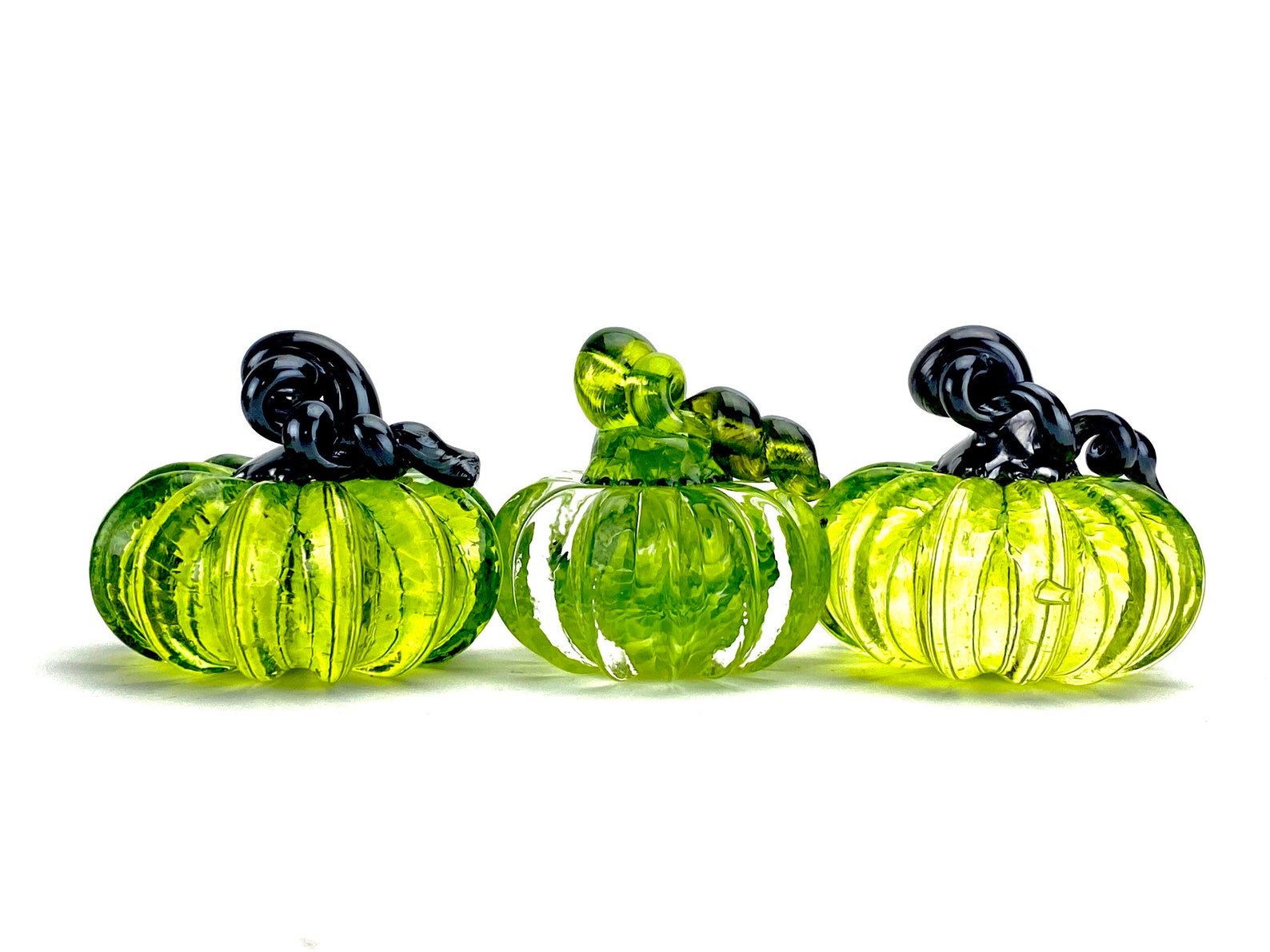 Mini Handmade Glass Pumpkin One Custom Made to Order - Etsy