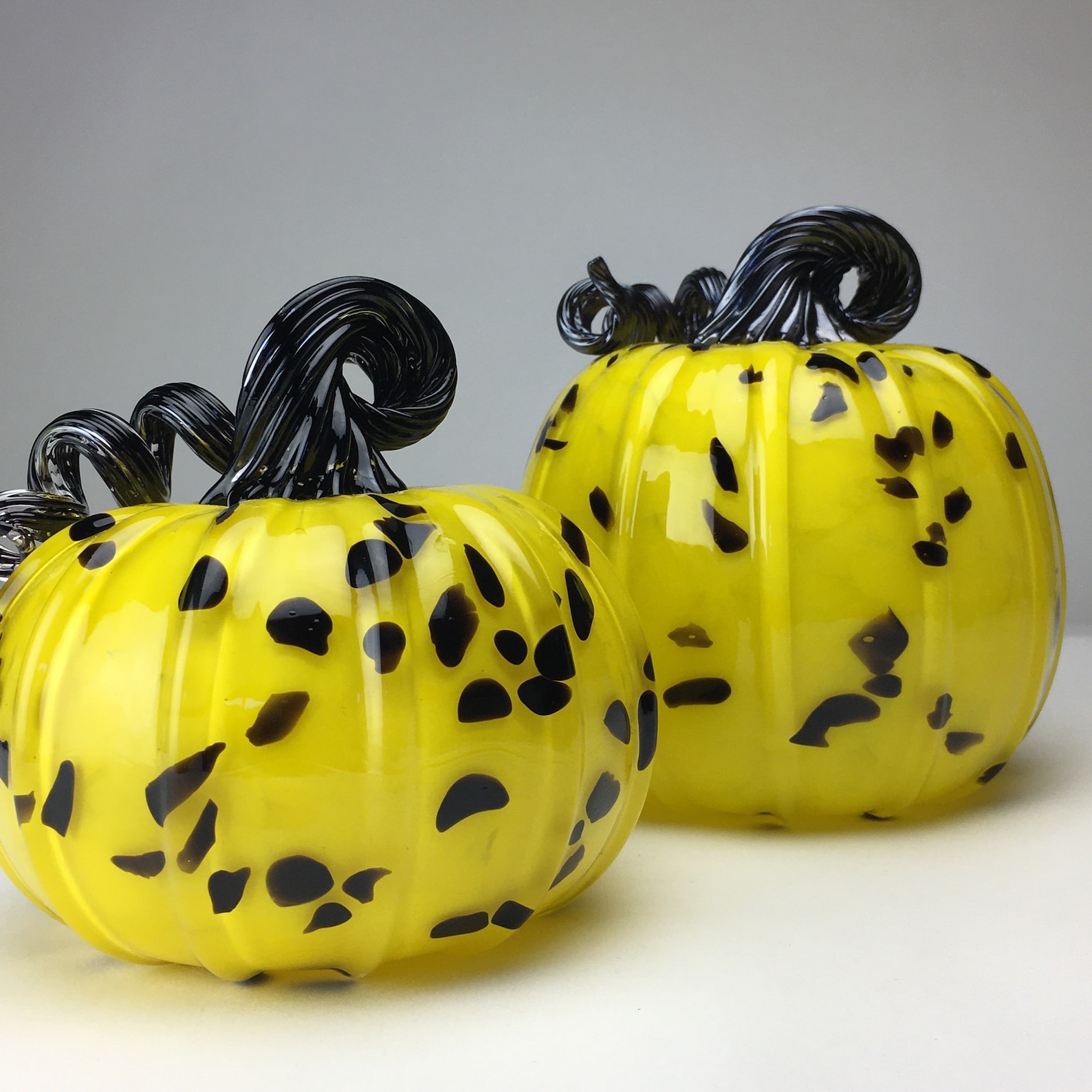 Bumble Bee Pumpkin Handblown glass pumpkin. | Etsy
