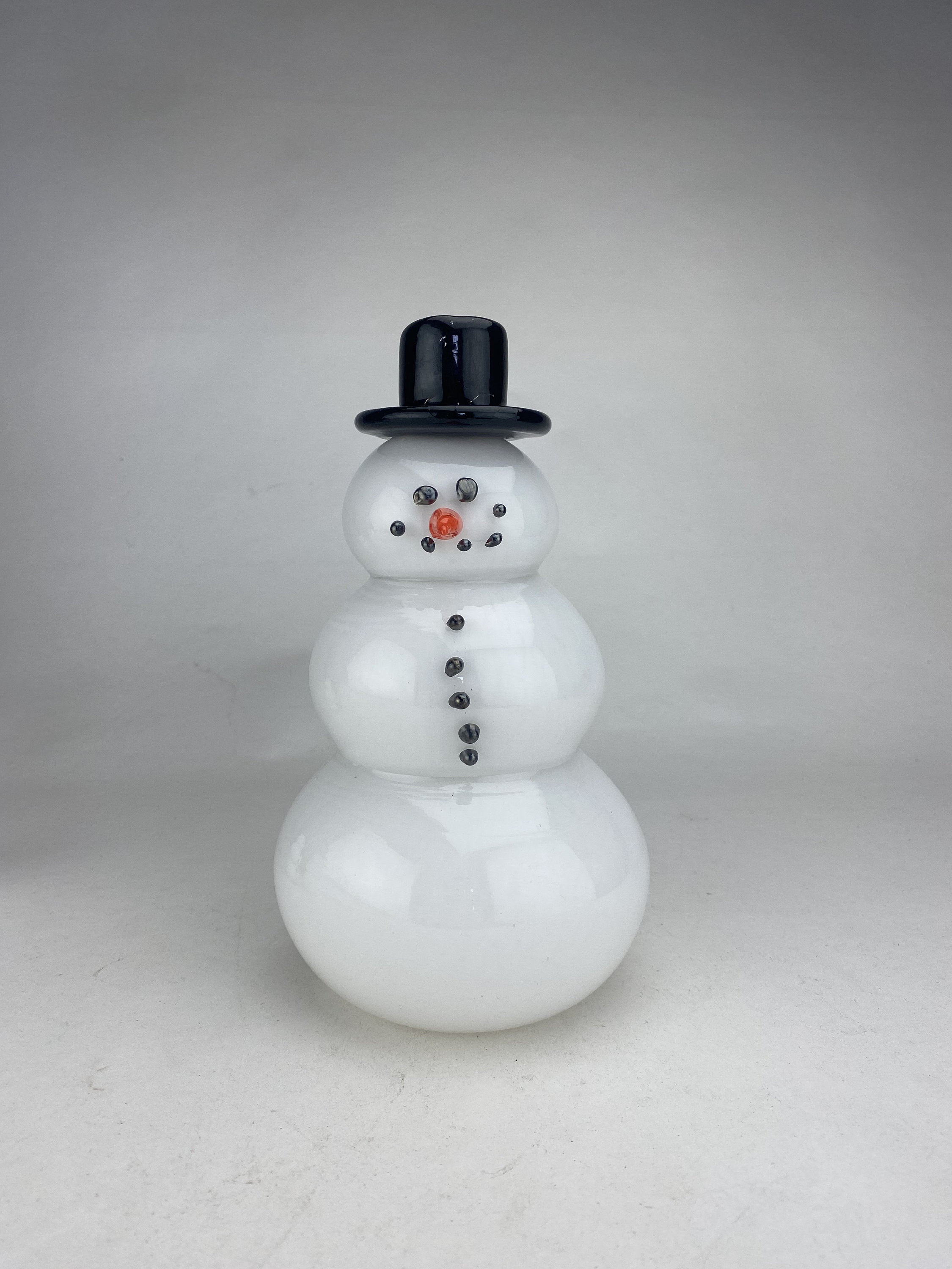 Glass Snowman (one) - Etsy