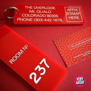 Room 237 the Overlook Hotel Key Fob/keyring Inspired by the Shining ...