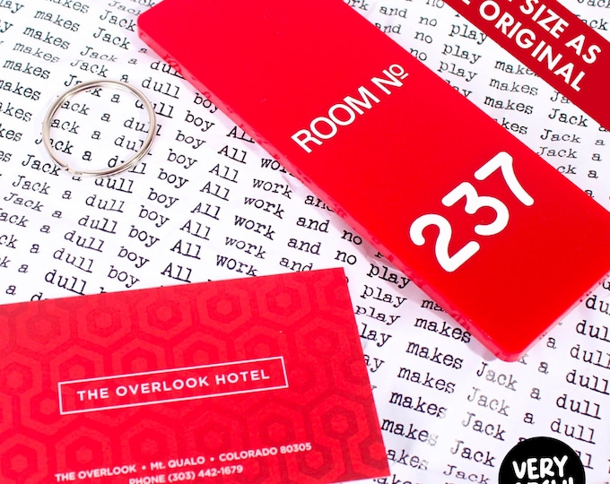 Room 237 the Overlook Hotel Key Fob/keyring Inspired by the Shining ...