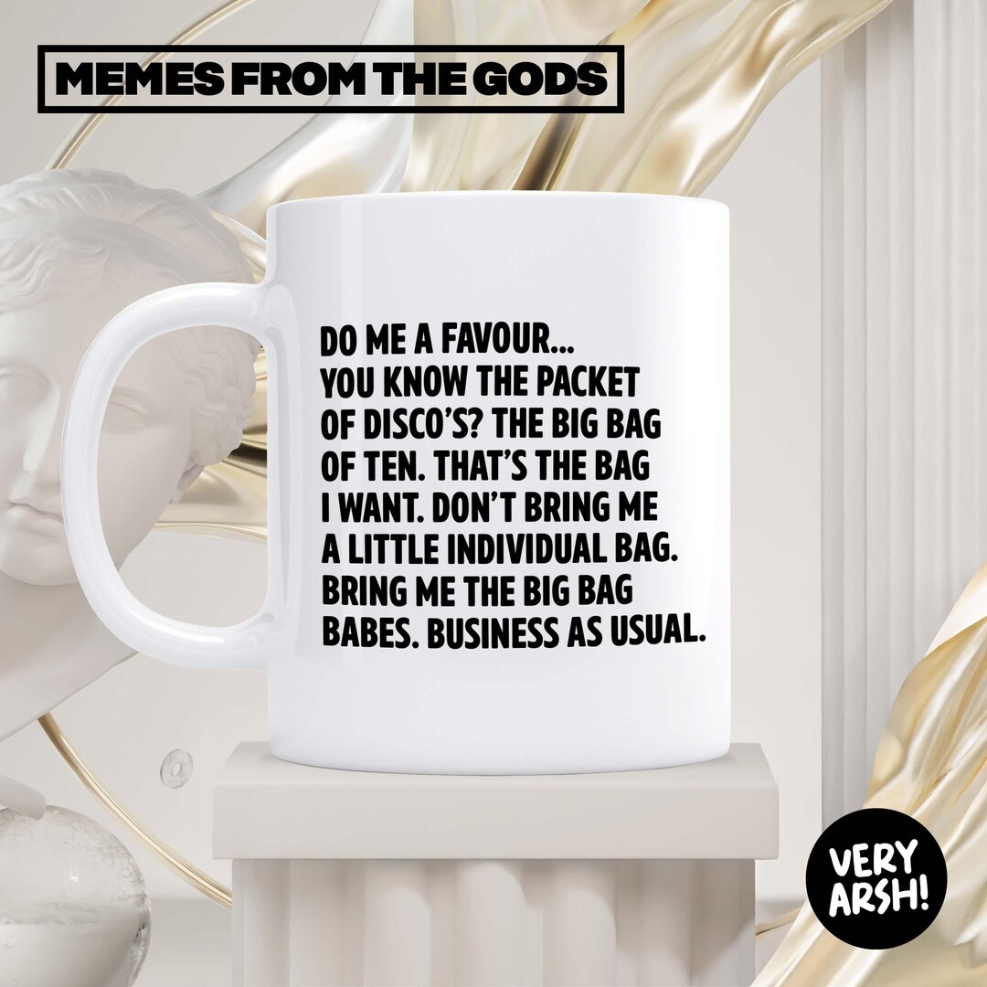Disco Crisps Lady - “business as Usual Babes” - Funny Tiktok Meme Quote ...