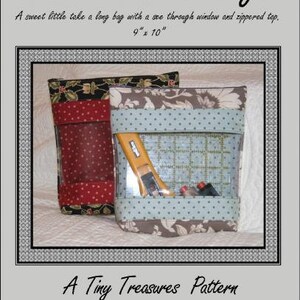 Pattern "peek-a-boo Bag" Paper Sewing Pattern by Terri Staats for Sweet ...