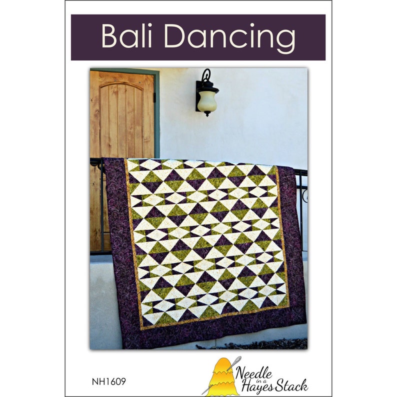 Pattern bali Dancing Quilt Pattern by Needle in a - Etsy