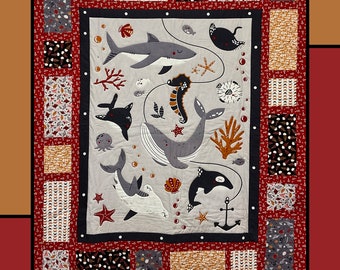 Mod Fish Quilt Quilting Pattern From Colourwerx NEW Please - Etsy
