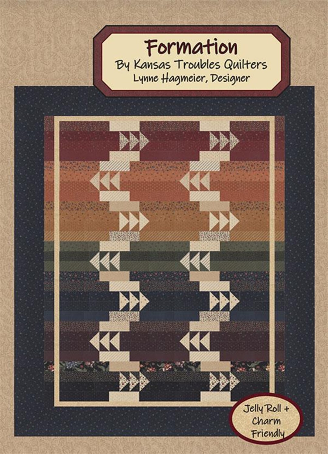 Pattern "formation Quilt Pattern" KT22096 by Kansas Troubles Quilters ...
