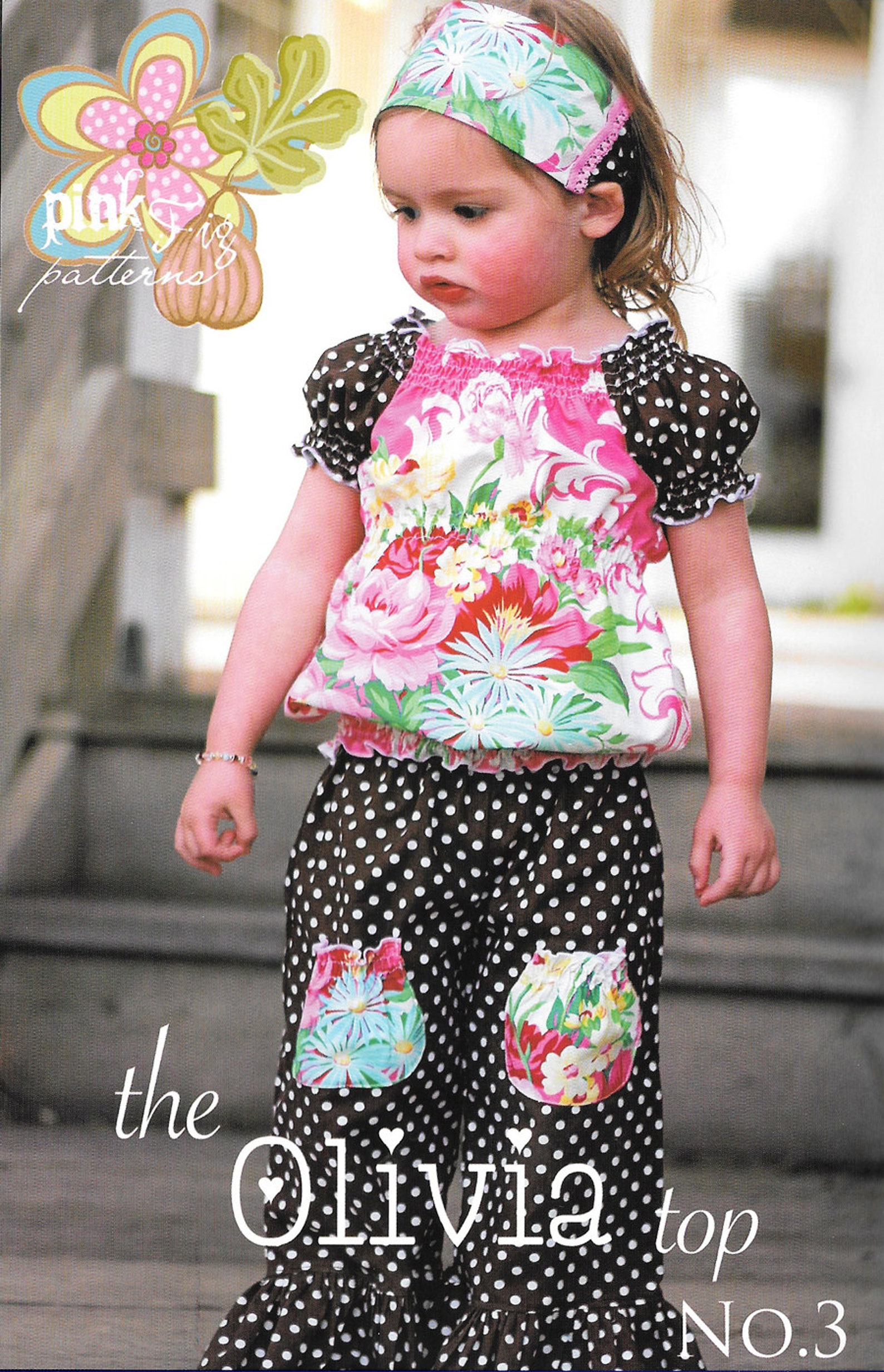 Pattern Olivia Top Paper Sewing Pattern by Pink Fig Patterns - Etsy