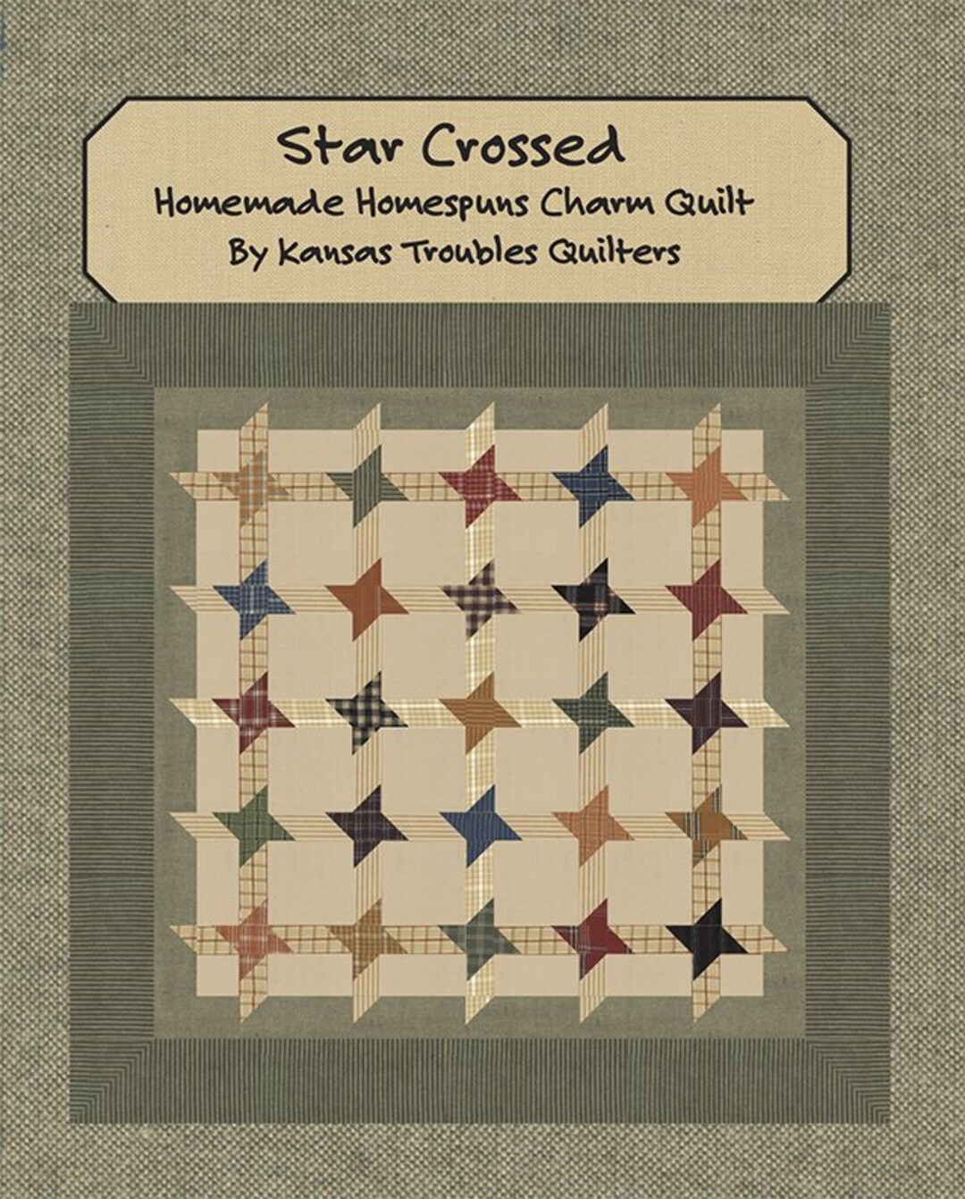 Pattern "star Crossed Table Topper Pattern" KT55143 by Kansas Troubles Quilters Paper Pattern ...
