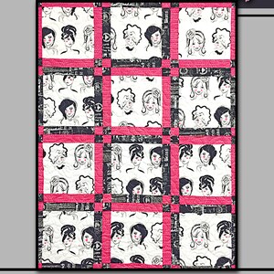 Pattern "angel Face" PDF Quilt Pattern RC006 by Villa Rosa Designs ...