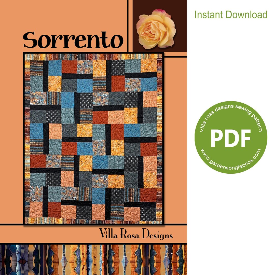 Pattern "sorrento" PDF Quilt Pattern RC270 by Villa Rosa Designs ...