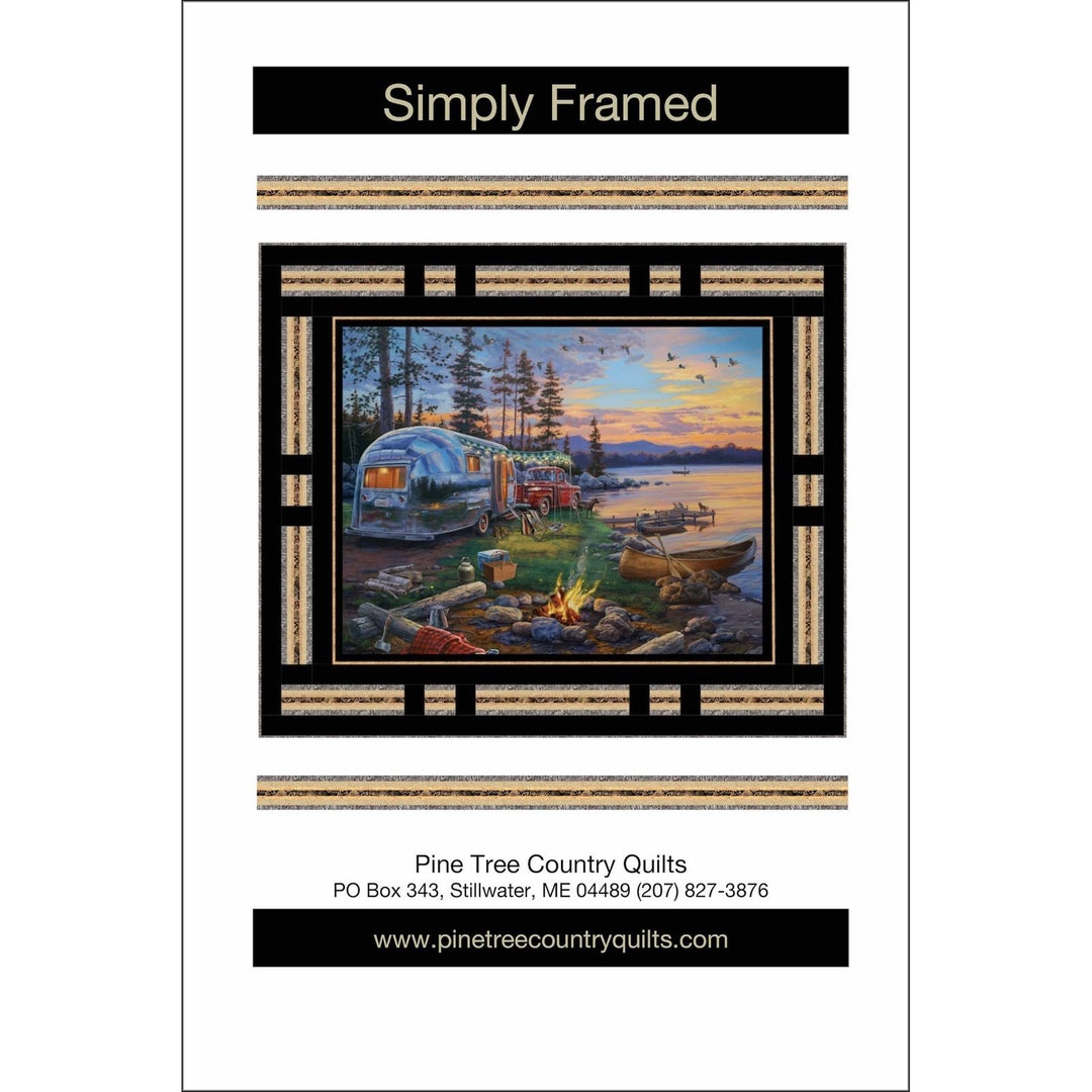 Pattern "simply Framed Quilt Pattern" PTC1929 by Pine Tree Country ...