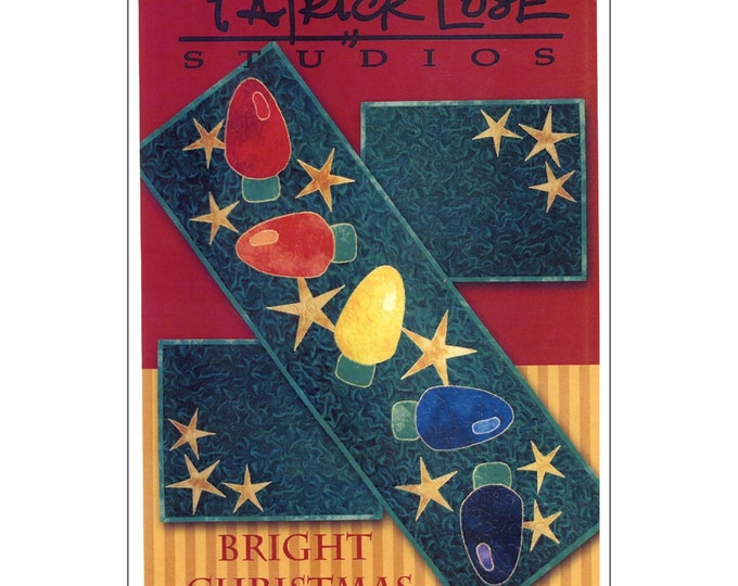 Pattern bright Christmas Applique Table Runner - Etsy