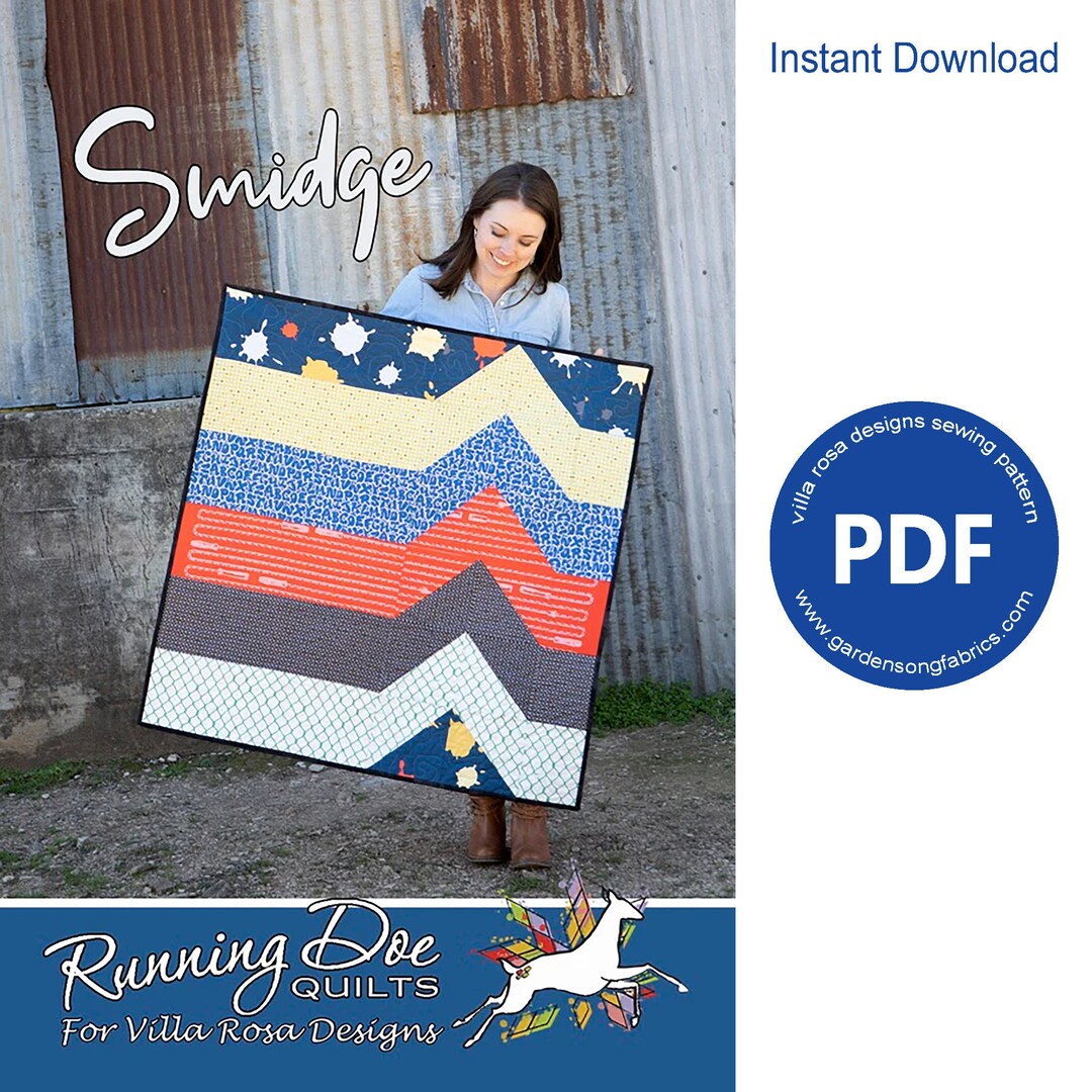 Pattern "smidge" PDF Baby Quilt Pattern RD035 by Villa Rosa Designs ...