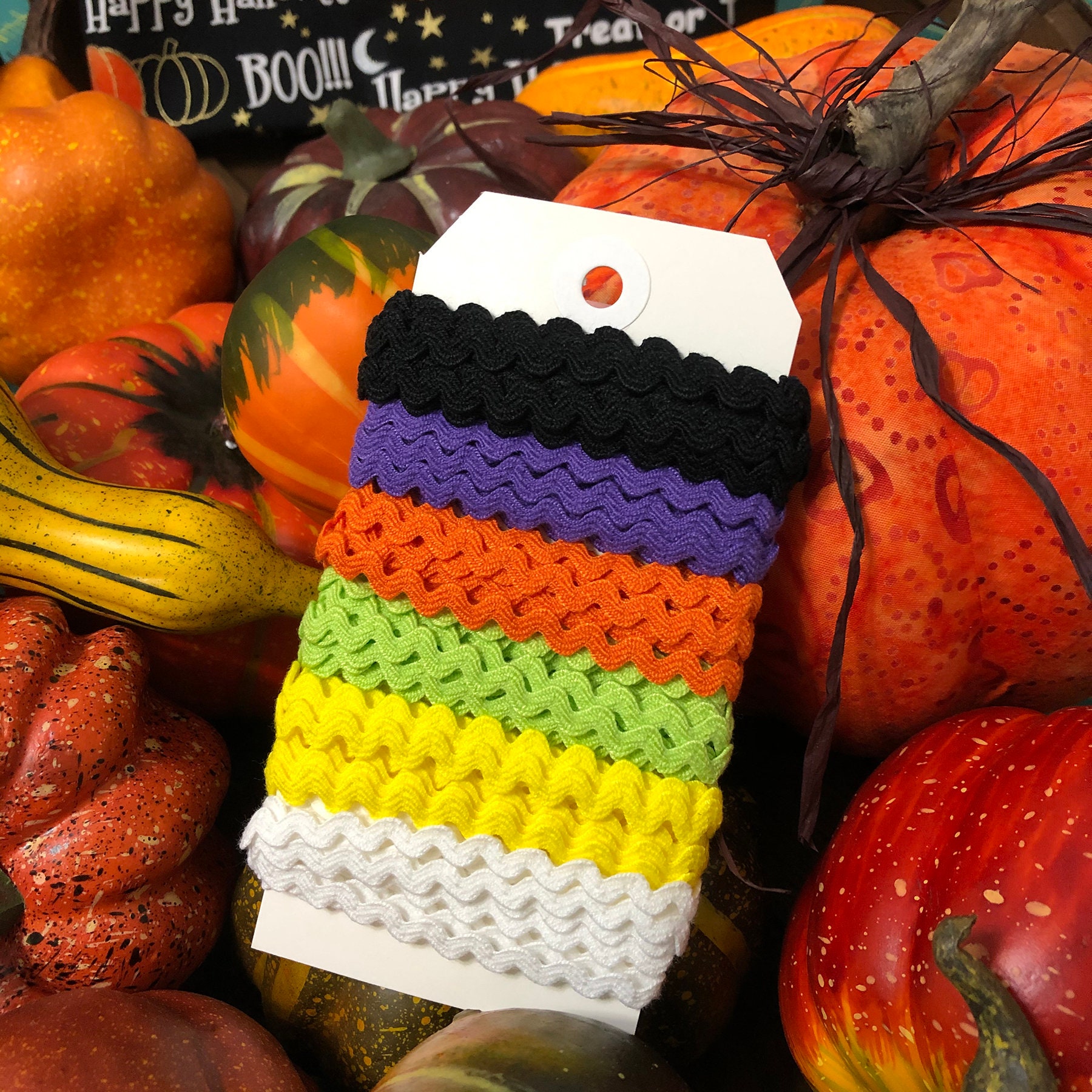 1/4 Rick Rack Ric Rac Trim Halloween Bundle 6 colors | Etsy