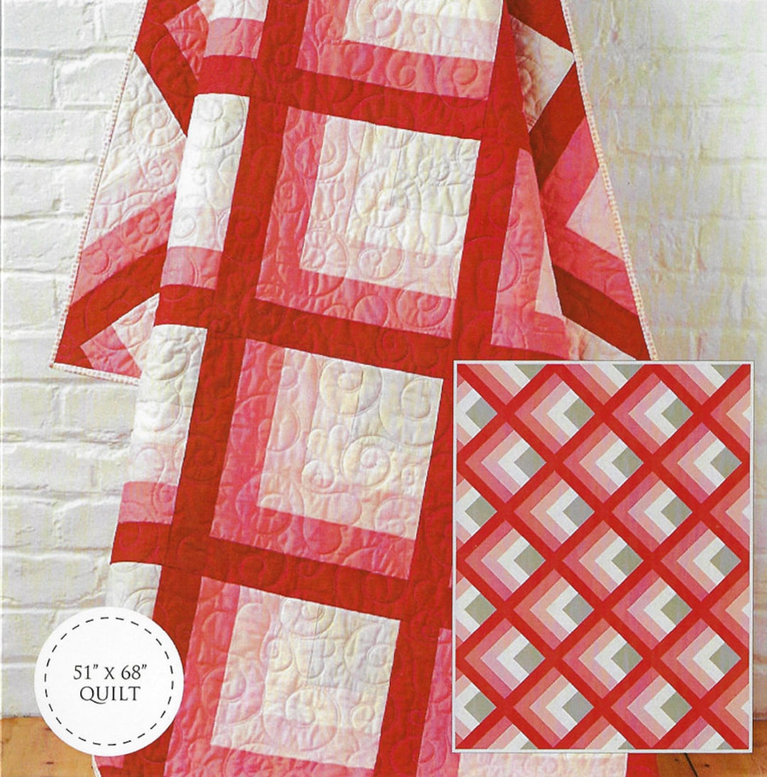 Pattern ''perspective'' Quilt Sewing Pattern by Down Grapevine Lane ...