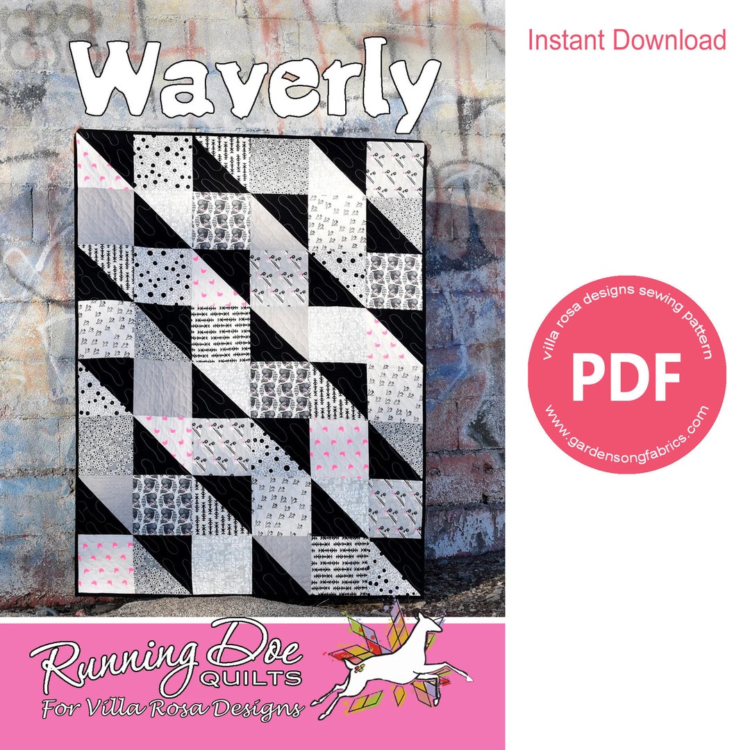 Pattern "waverly" PDF Quilt Pattern by Villa Rosa Designs - Instant ...