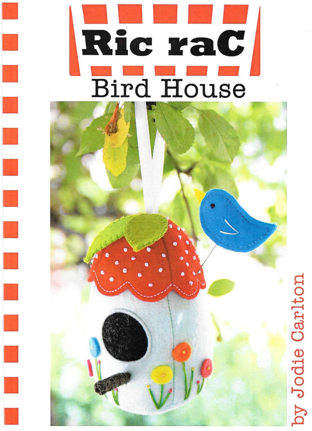 Pattern "bird House" by Ric Rac Patterns RR719 Sewing Card Instructions ...