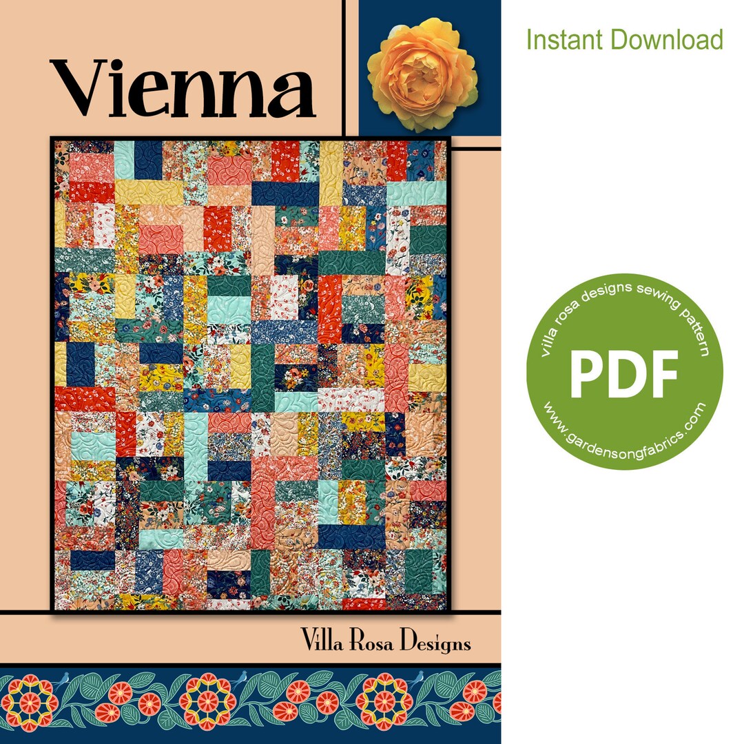 Pattern "vienna" PDF Quilt Pattern RC233 by Villa Rosa Designs ...