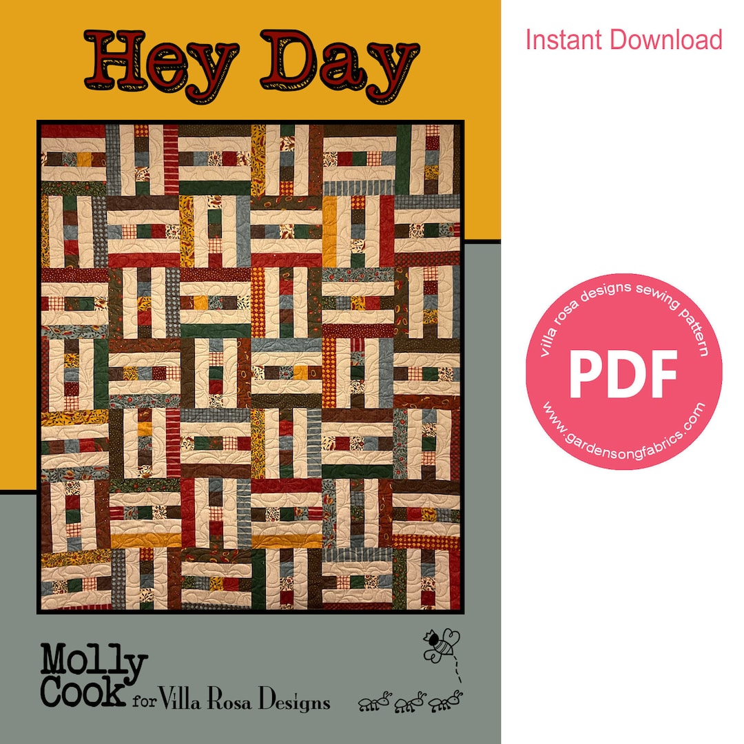 Pattern "hey Day" PDF Quilt Pattern MC070 by Villa Rosa Designs ...
