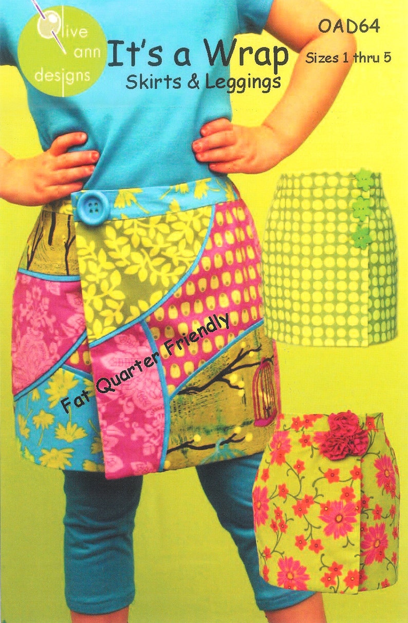 Pattern It's A Wrap Skirts & Cropped Legging Paper - Etsy