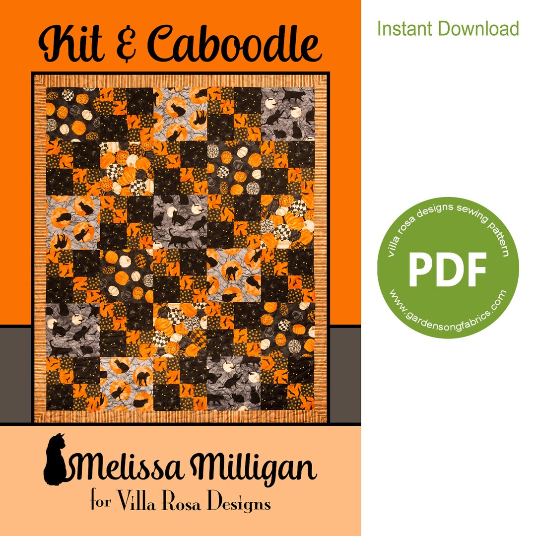 Pattern "kit & Caboodle" PDF Quilt Pattern MM030 by Villa Rosa Designs - Instant Download - Etsy