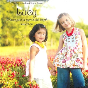 Pattern - Lucy - Classic Pant Sewing Pattern in Capri or Full Length by ...