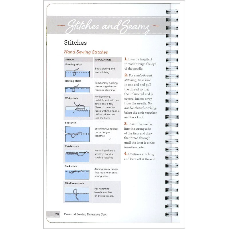 Book essential Sewing Reference Tool by Carla | Etsy