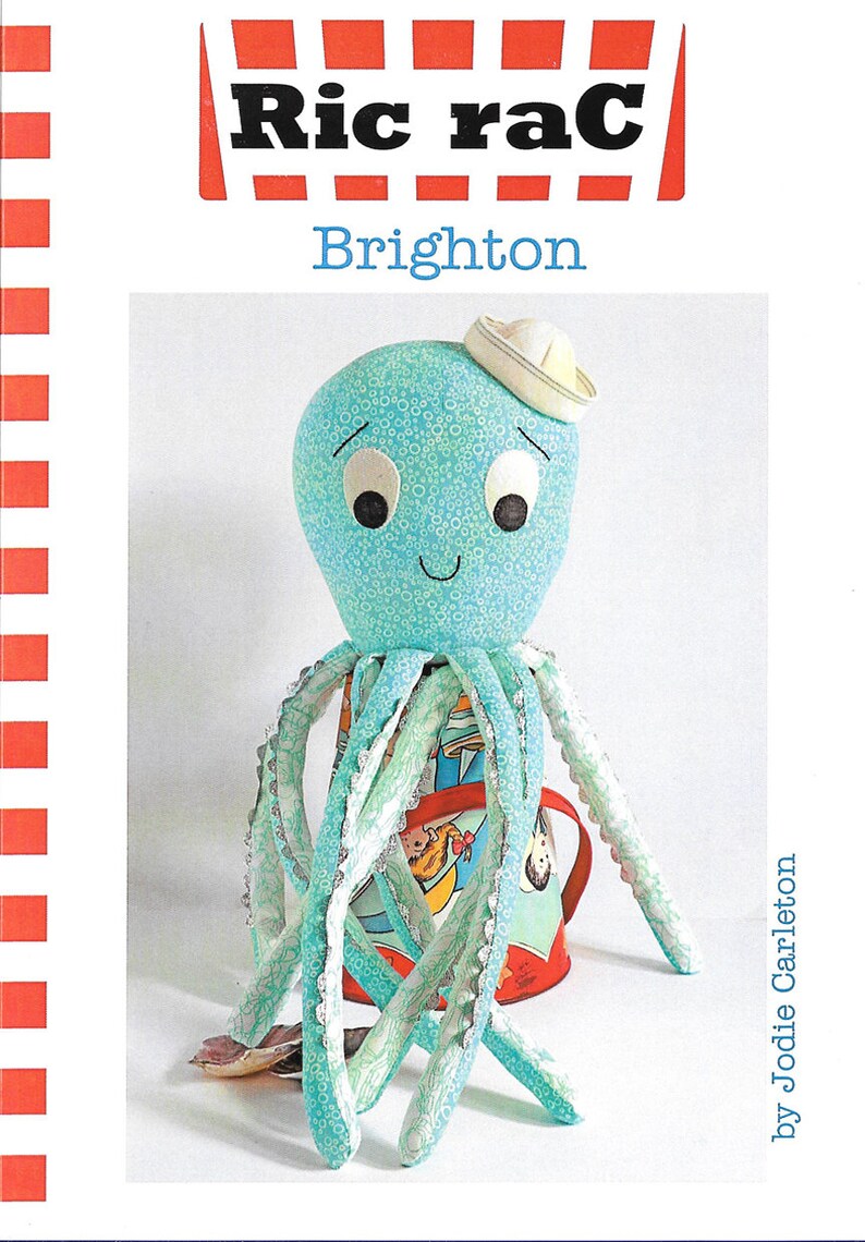 Pattern brighton Octopus Soft Toy Pattern by Ric - Etsy