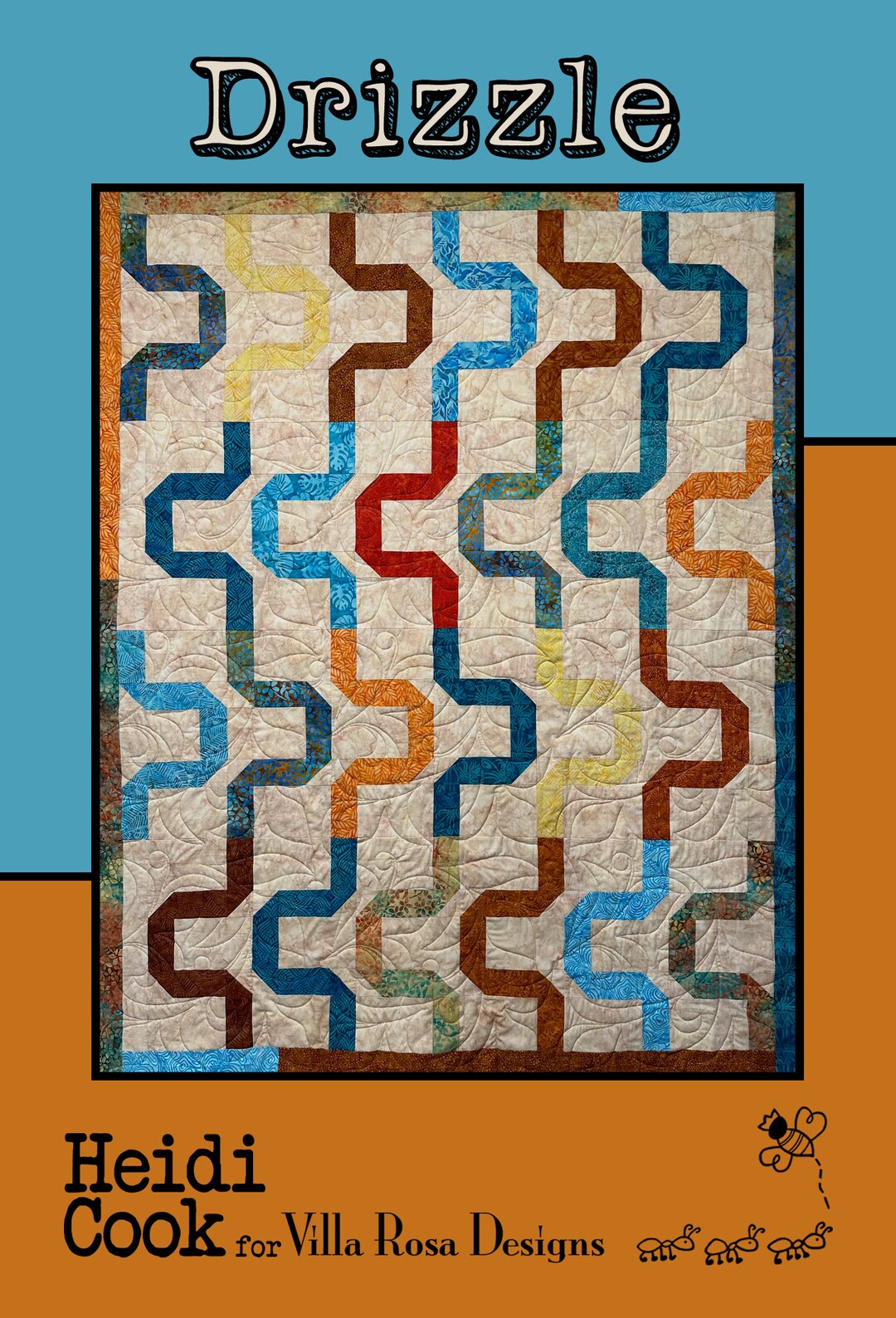 Pattern "drizzle" Quilt MC121 by Villa Rosa Designs Sewing Card ...