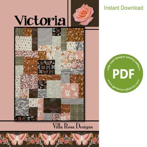Pattern "victoria" PDF Quilt Pattern by Villa Rosa Designs - Instant ...