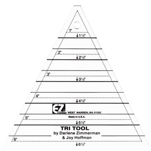 Templates - Tri Recs Triangle Ruler Set 8823753 by EZ Quilting Acrylic ...