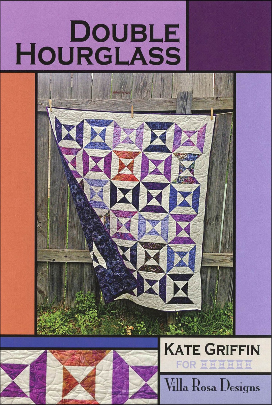 Pattern "double Hourglass" Quilt KG001 by Villa Rosa Designs Sewing ...