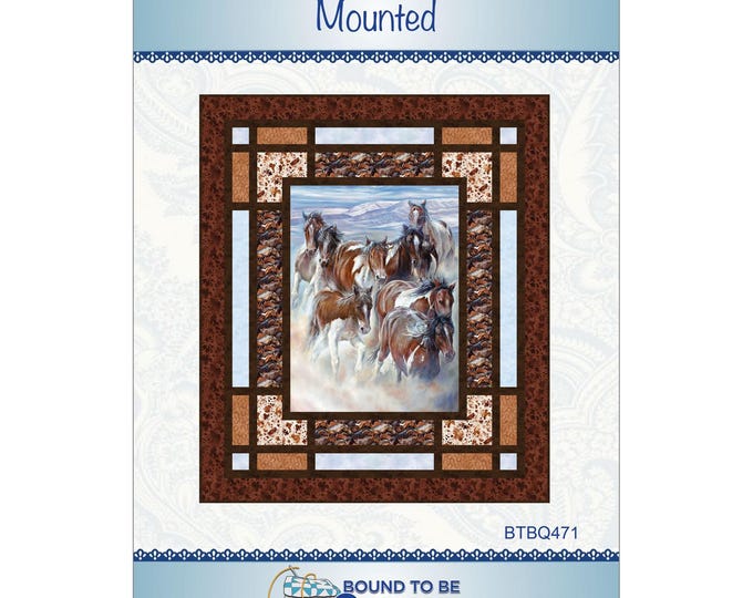 Pattern "mounted Panel Quilt Pattern" BTBQ471 by Bound to Be Quilting ...