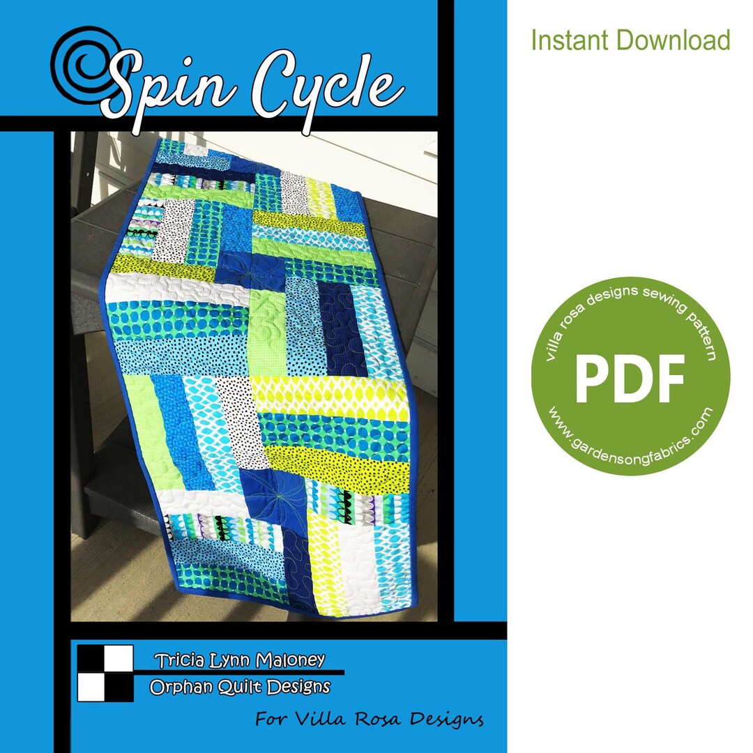 Pattern "spin Cycle" PDF Table Runner Pattern OQ057 by Villa Rosa ...