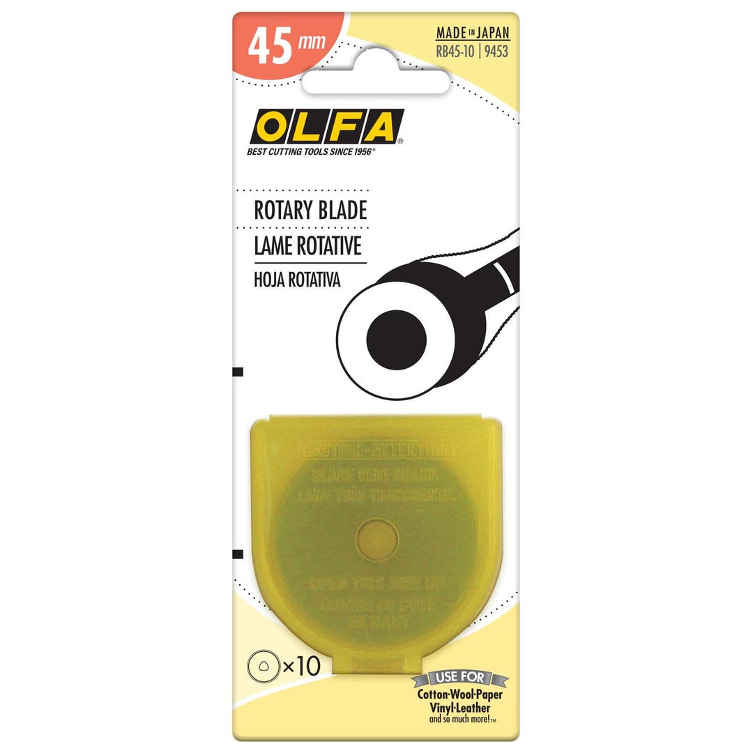 Olfa Rotary Blade 45mm - 10 Blade Package RB45-10 - Etsy