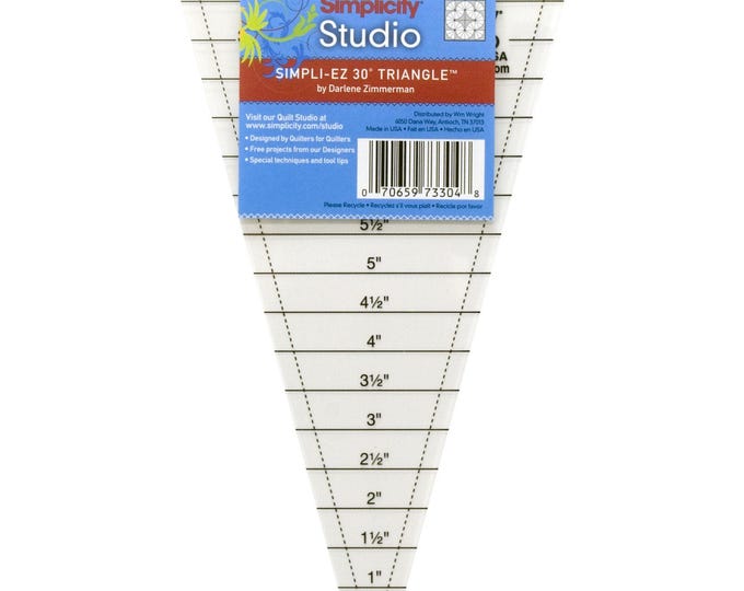 Ruler/template - 60 Degree Equilateral Triangle Ruler NL4169 by Sew ...