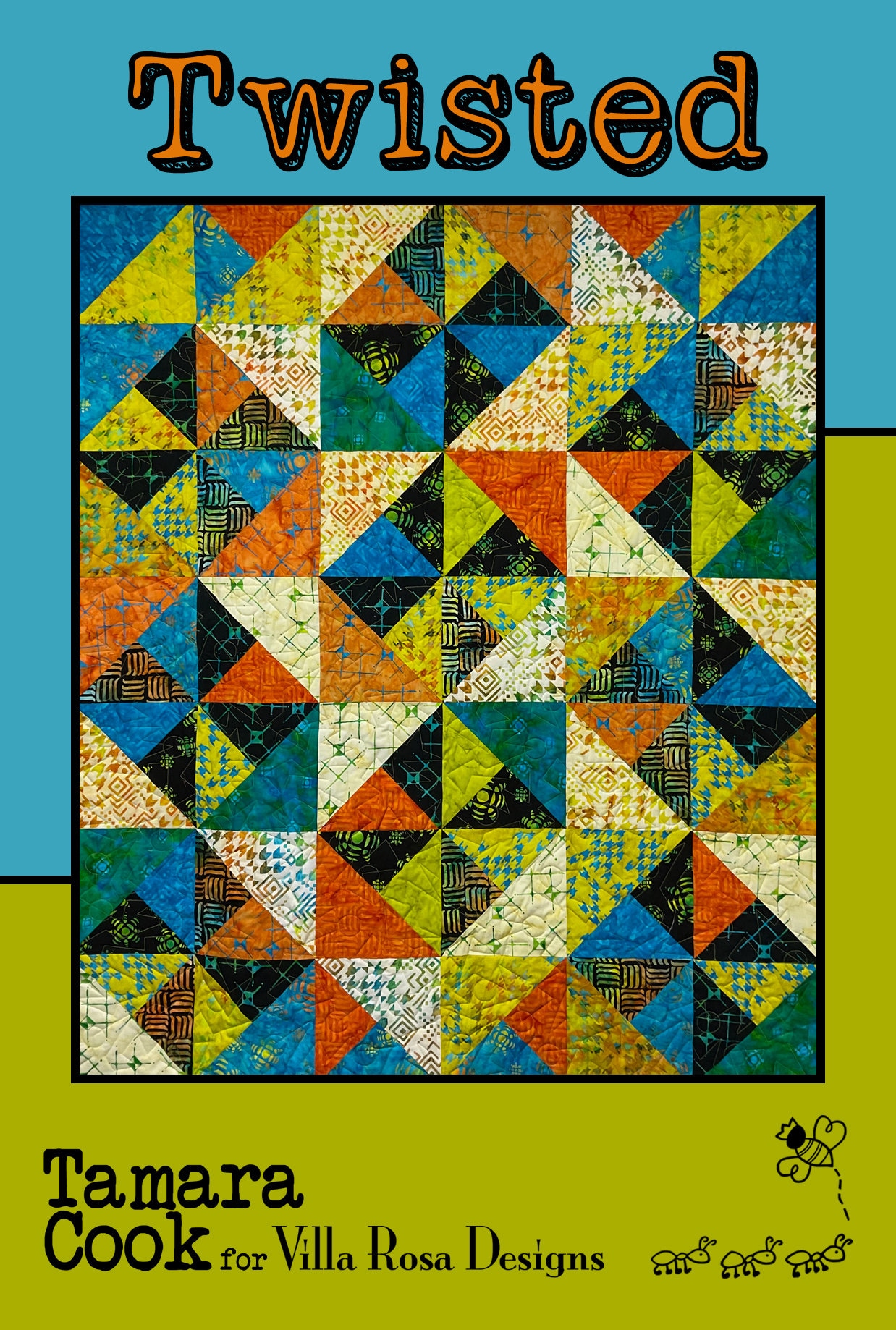 Twisted Triangles Quilt Pattern